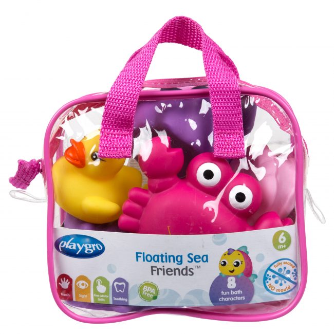 Floating Sea Friends (Pink) – Fully Sealed – Playgro International