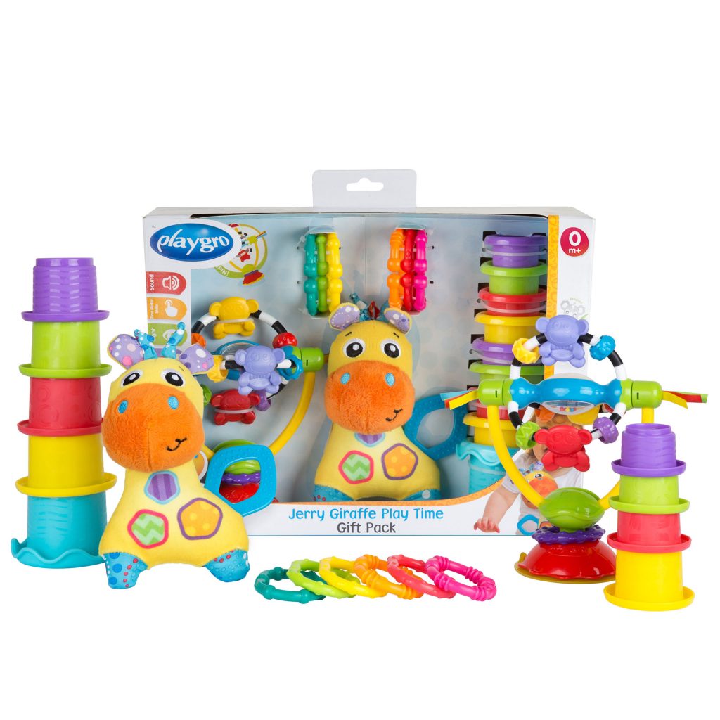 Jerry Giraffe Play Time Gift Pack – Playgro International